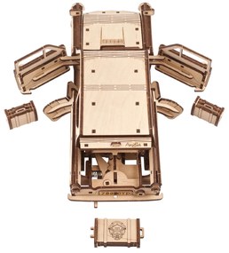 Ugears 3D dřevěné mechanické puzzle Harry Potter Létající Ford Anglia