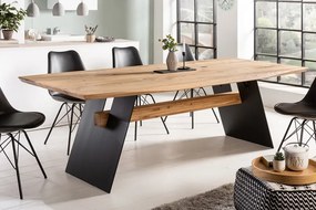 Jídelní stůl Grand Oak 240cm dub divoký 36mm přírodní/ 43389