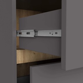 Závěsná skříňka pod umyvadlo VAMI s otvory 90 cm - výběr z 6 provedení