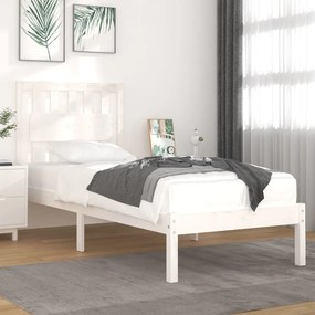 vidaXL Rám postele masivní borovice 90 x 200 cm [3103918] Barva: Bílá
