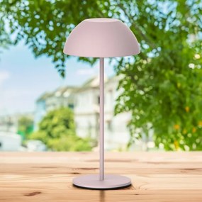 LED Stmívatelná stolní lampa TANZANIA LED/1,8W/5V USB 1800 mAh IP44 růžová