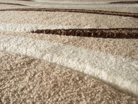 Spoltex, Kusový koberec Infinity New beige 6084, 200x290, béžová, obývací pokoj