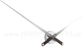 Designové nástěnné hodiny Future Time FT9150BK Hands 100cm
