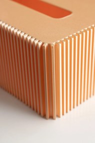 BOX SETA - Designový box na jednorázové kapesníčky, meruňková