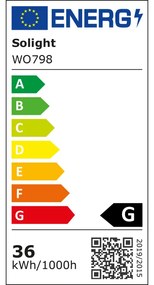 Solight LED osvětlení LECCE s dálkový ovladačem, 36W, 2160lm, 30cm