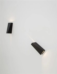 NV 9104835 Venkovní nástěnné svítidlo VEIRO antracitový hliník a čiré sklo LED 6W 3000K 200-240V IP65 světlo nahoru a dolů 40st. - NOVA LUCE
