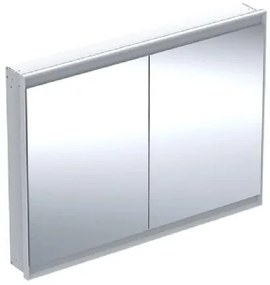 Geberit ONE - Zrcadlová skříňka s LED osvětlením, 1200x900x150 mm, 2 dvířka, vestavná, bílá 505.805.00.2