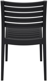 Zahradní židle Basart - plast | černá