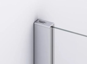 Sanswiss DIVERA D22T13 jednokřídlé sprchové dveře 120 cm Profil: Aluchrom, Sklo: Bílé linky 88