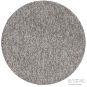 Breno Kusový koberec NIZZA kruh 1800 Light Grey, 120x120 cm, Šedá