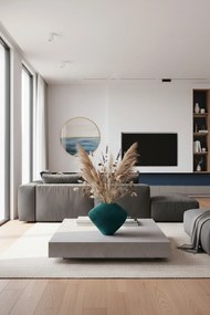 VÁZA TORACE - S jedinečným designem, transformative teal