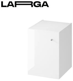 Cersanit Larga, modulová spodní závěsná skříňka 40x55x44 cm, bílá lesklá, S932-087