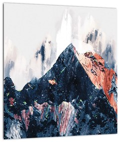 Obraz - Abstraktní hora (30x30 cm)