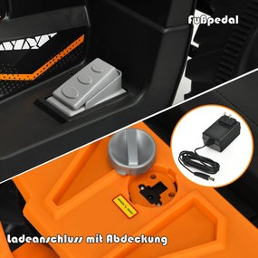 Costway 12 V elektrická dětská čtyřkolka se světlomety mini