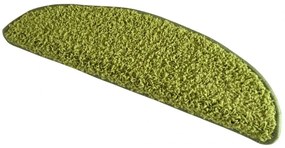 Vopi Nášlapy na schody Color Shaggy (půlkruh - obdélník) Color shaggy zelený půlkruh 28x65 cm