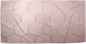 Sablio Ručník Rose gold - 70x140 cm
