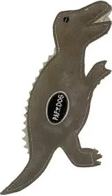PafDog Dinosaurus Gerry Hračka pro psy z kůže a juty 30cm