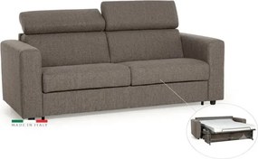 Pohovka TAVOLA s rozkladem na každodenní spaní, šedá (plutone 27 grigio)