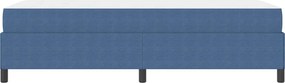 Rám postele s matrací Modrá 90 x 190 cm textil 3399098