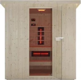 RAKOUSKÝ produkt - Venkovní kombinovaná sauna LAHTI 198x181,5x202,2 cm ( F30200 )