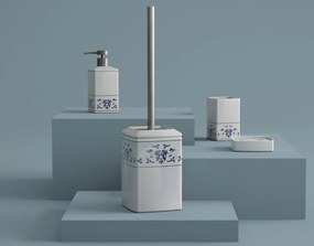 Gedy Gedy, CIXI mýdlenka na postavení, porcelán, modrá/bílá, CX1189