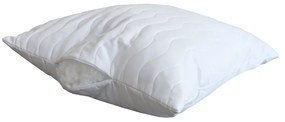 Prošívaný polštář se zipem Komfort Plus 70x90 cm