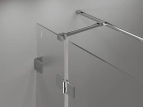 Mexen Lunar T sprchový kout otočný levý 140 x 90 cm, transparentní, chrom - 834T-140-090-01-00-L