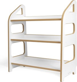 Vingo Dětský Montessori regál, šedý - 72 x 78 cm