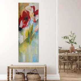 Gario Obraz na plátně Máky a poupata růží Rozměry: 30 x 90 cm