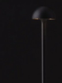 Venkovní stolní lampa Lumo černá
