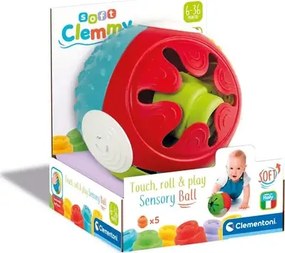 Clementoni Soft Clemmy Senzorický míček / 5 kostek / od 6 měsíců