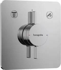 Hansgrohe DuoTurn Q - Baterie pod omítku | pro 2 spotřebiče | chrom