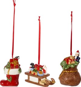 Villeroy & Boch V&B Nost.Ornaments Závěsná dekorace 3ks 14-8331-6685