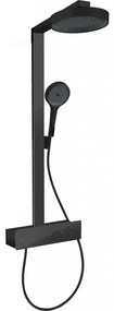 Hansgrohe Rainfinity - Showerpipe 250 1jet EcoSmart s termostatem ShowerTablet 350, černá matná 28742670