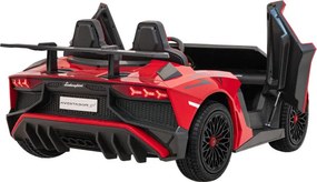 Dětské elektrické autíčko Lamborghini Aventador SV 24 V červené