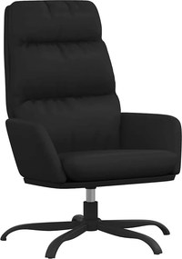 Relaxační křeslo černé umělá kůže 341141