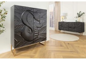 Massive home | Vysoká komoda Snake 120cm mangové dřevo