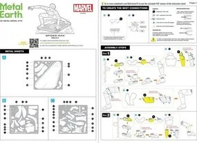 Metal Earth 3D Puzzle Avengers: Spider-Man / od 14 let