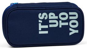 Penál Ergobag Satch – Crossed Blue 2025