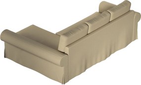 Potah na pohovku IKEA Backabro rozkládací se šezlongem barva zelená látka pletený vzor