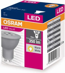 OSRAM LED žárovka VALUE 4 W PAR16 50 teplá bílá