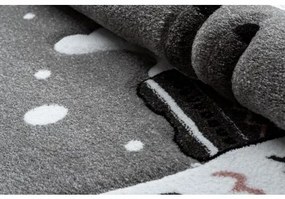 Dywany Luszczow Kusový koberec kulatý PETIT Lama, šedý Rozměr koberce: 160 cm KRUH