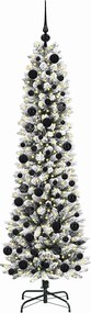 Umělý vánoční stromeček Bílá 180 cm PVC, kov a plast 3396106