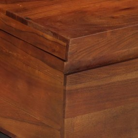Úložná Truhla 110 X 35 X 41 Cm Masivní Akáciové Dřevo