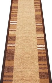 Kusový koberec GENEVE hnědá 67 x 250 cm