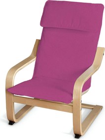 Sedák na dětské křeslo IKEA Poäng barva růžová látka pletený vzor