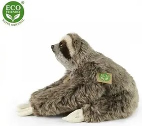 RAPPA Plyšový lenochod 30 cm / ECO-FRIENDLY / od 0 měsíců