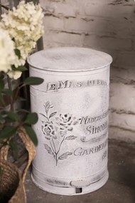 Vintage odpadkový koš Le Mas Fleuri - 29*35*45 cm