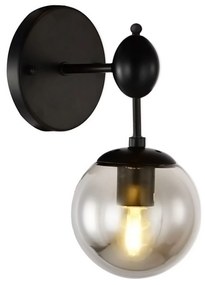 Toolight - Nástěnná lampa 1xE27 60W APP750-1W, černá, OSW-03684