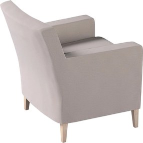 Potah na křeslo IKEA Karlstad barva béžová látka sametová